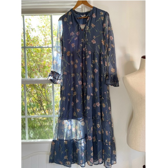 Patrons of Peace | Dresses | Nwt Patrons Of Peace Semi Sheer Floral ...